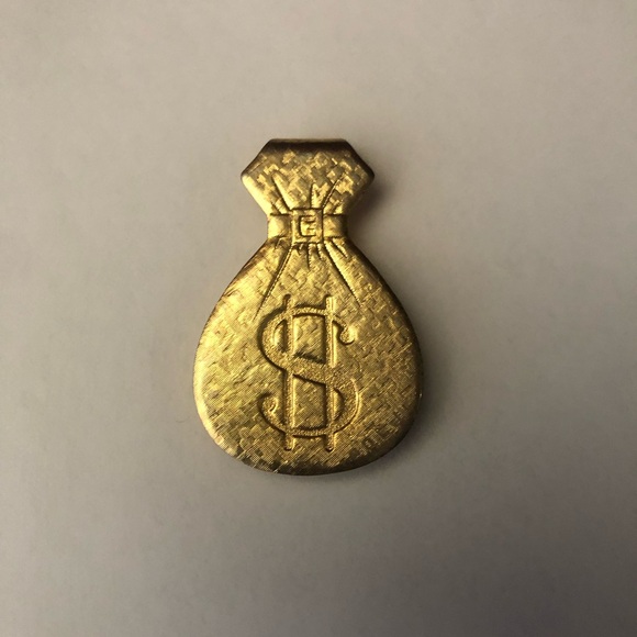 Accessories | Gold Money Bag Dollar Sign Money Clip | Poshmark